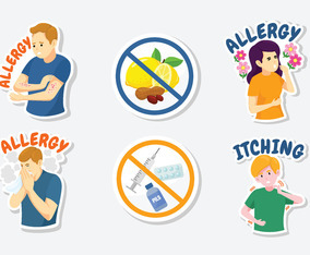 Free allergies - Vector Art