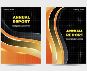 Free report cover - Vector Art