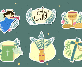 Free holy week - Vector Art