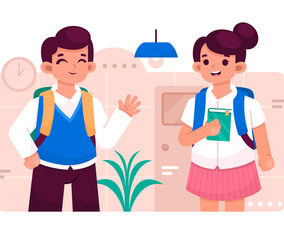 Free students - Vector Art