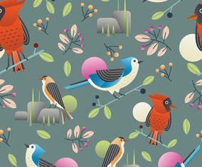 Free nature pattern - Vector Art