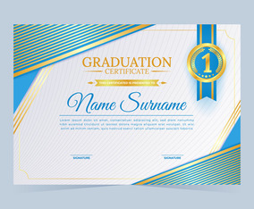Elegant Graduation Certificate Template | FreeVectors