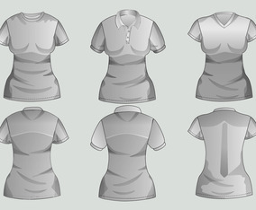 Free clothing templates - Vector Art