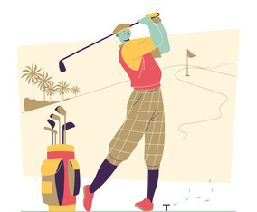 Free golf ball - Vector Art