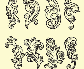 Free damask - Vector Art