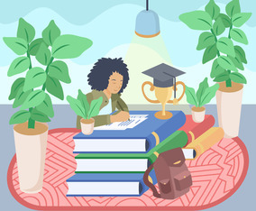Set of Student Characters