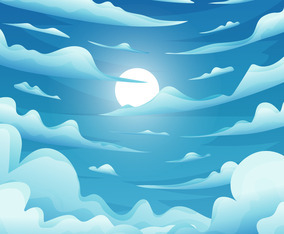 Free sky - Vector Art