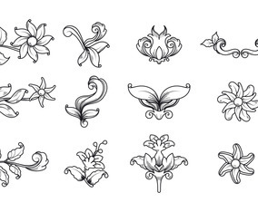 Free filigree - Vector Art