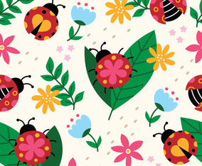 Free ladybugs - Vector Art