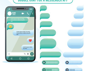 Free speech bubbles - Vector Art