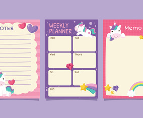 Colorful Fun Weekly Planner Template