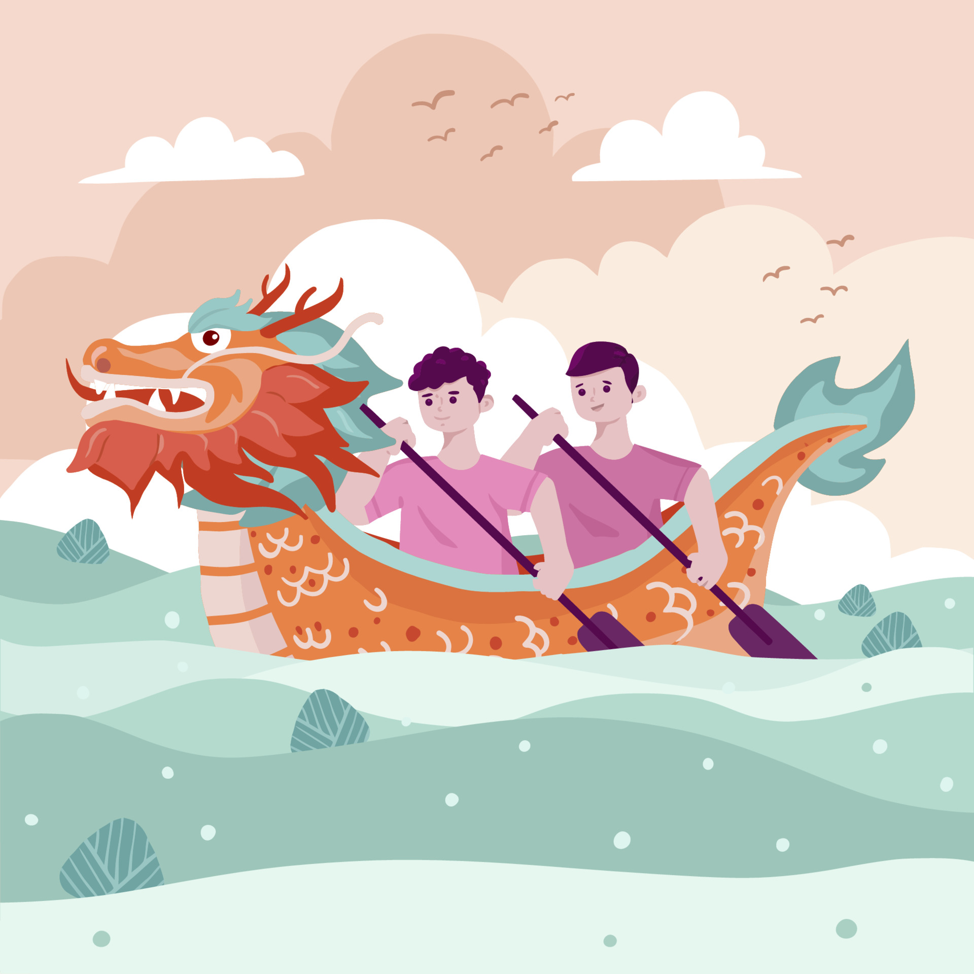Free speed boat - Vector Art