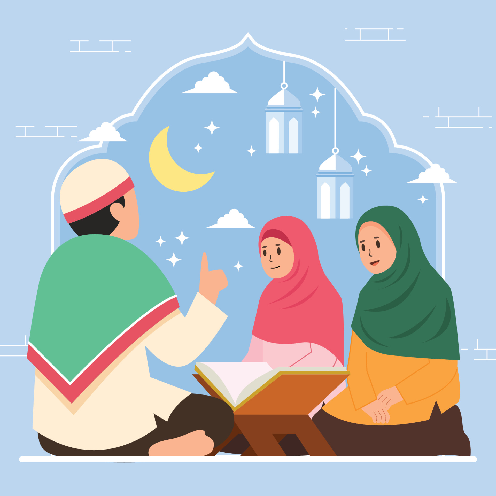 Free quran - Vector Art