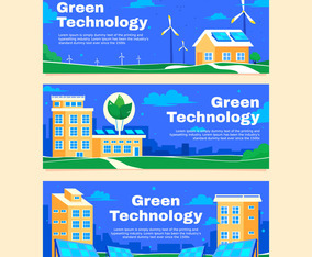 Eco Green Technology Banner