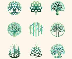Free tree swing - Vector Art