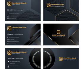 Business Name Card Templates | FreeVectors