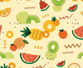 Summer Fruits Background | FreeVectors
