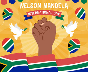 Nelson Mandela Day Sticker Set