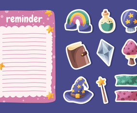 Journal Template Magical Fantasy