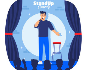 Free comedian - Vector Art