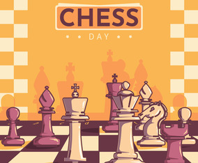Free chess board - Vector Art