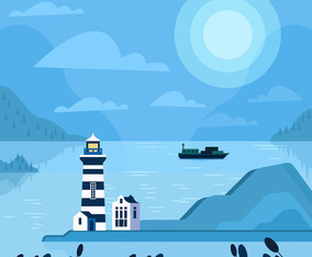 Free sea - Vector Art
