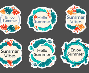 Spring Floral Sticker Set