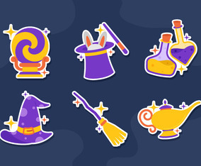 Magical Fantasy Sticker Set