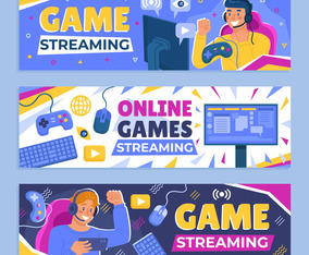 Board Game Inspired Banner Template