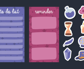 Magical Fantasy Journal Template