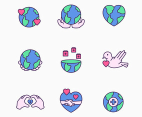 Free world icon - Vector Art