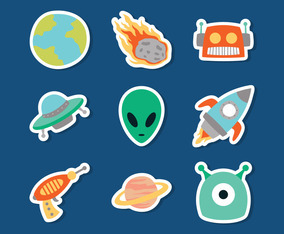 Science Fiction Sticker