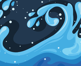 Free water ripples - Vector Art