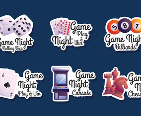 Free game night - Vector Art