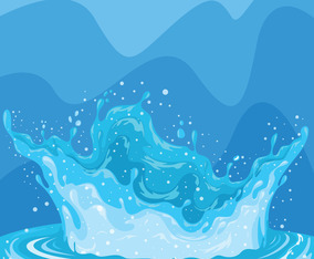 Free water ripples - Vector Art