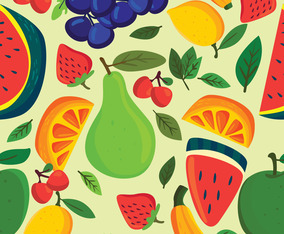 fruit pattern - 9205 Free Vectors to Download | FreeVectors