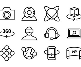 Free virtual technology - Vector Art