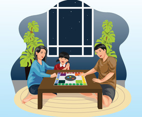 Free game night - Vector Art
