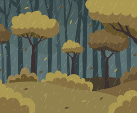 Free weather raining - Vector Art