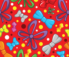 Ribbons Seamless Pattern