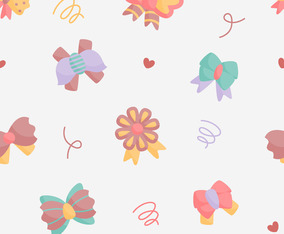 Free cute ribbon - Vector Art