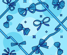 Free ribbon seamless - Vector Art