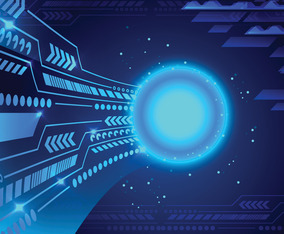 Futuristic Blue Background | FreeVectors