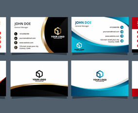 Business Name Card Templates | FreeVectors