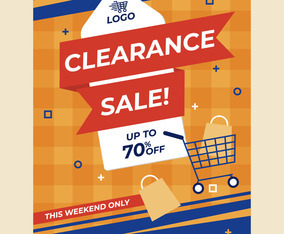 Clearance Sale Poster Template