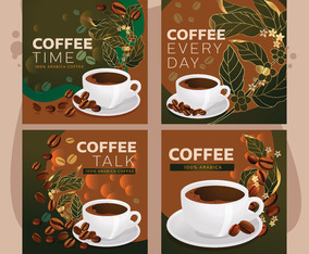 Free coffee - Vector Art