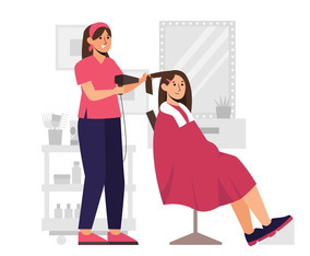 Free hair care - Vector Art