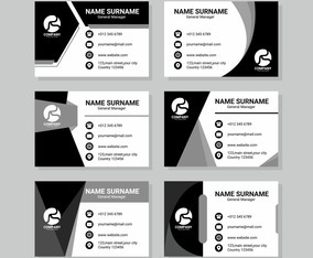 Business Name Card Templates | FreeVectors