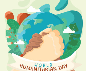 World Humanitarian Day Poster | FreeVectors