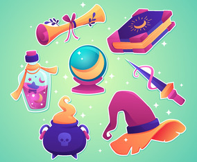 Free magic spell - Vector Art